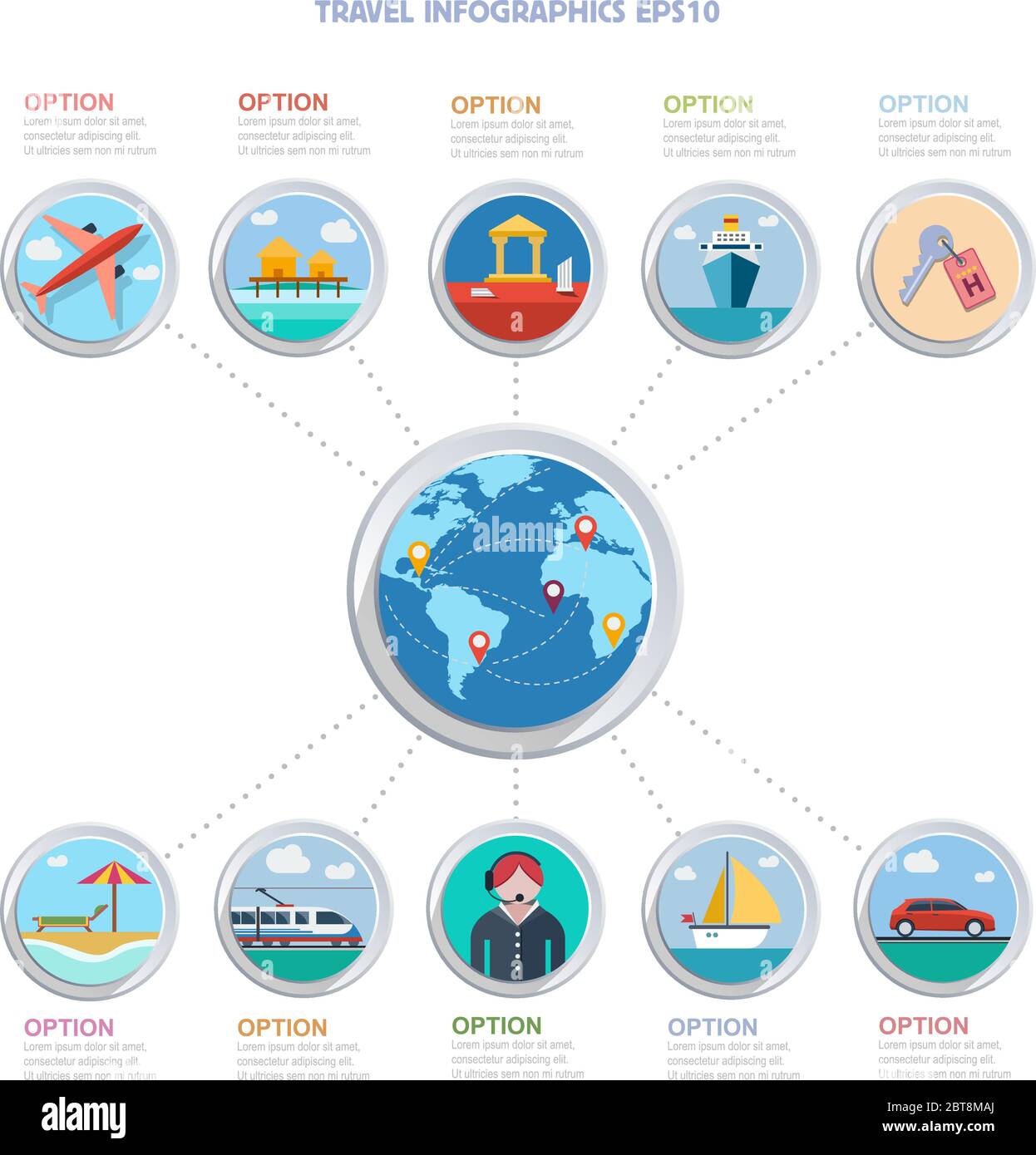 Vector travel infographics Stock Vector Image & Art - Alamy