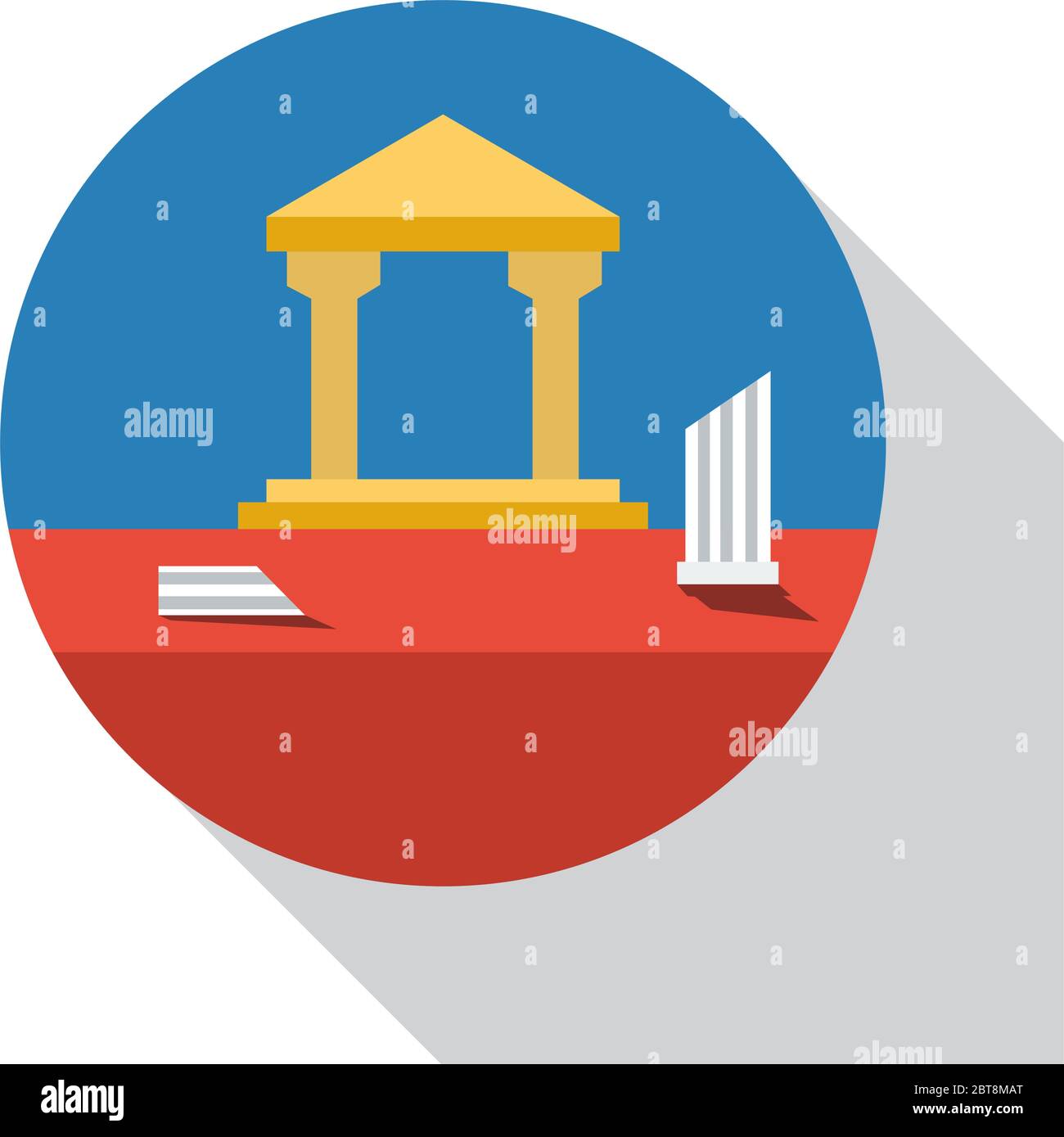 Vector sign archaeological site, flat design Stock Vector Image & Art ...