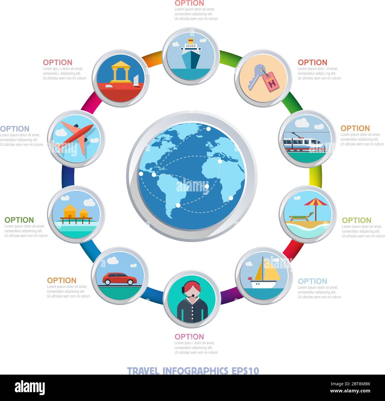 Vector travel infographics Stock Vector Image & Art - Alamy