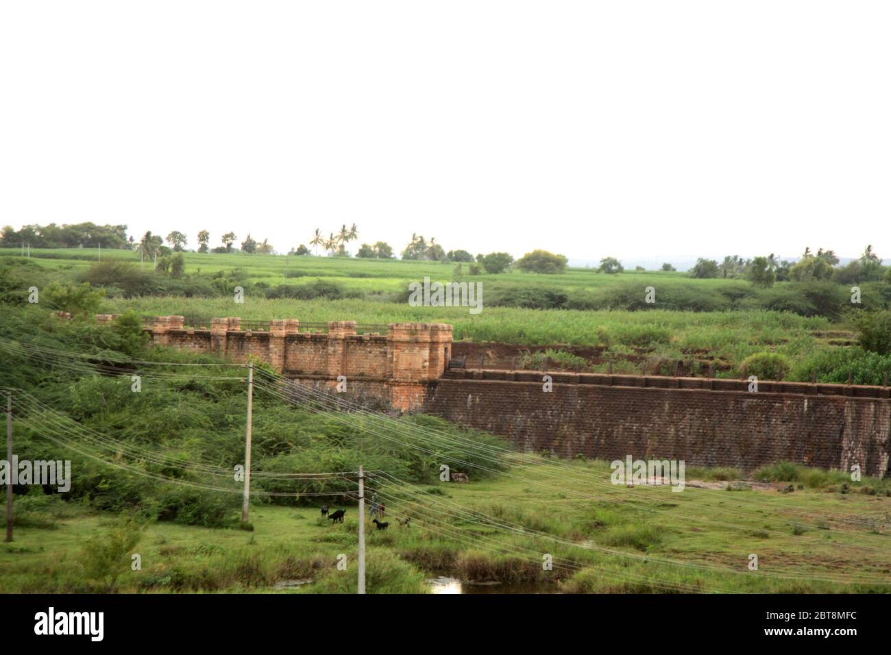 Beautiful Landscape, Village Surrounded by Greenery Mountain, Indian ...