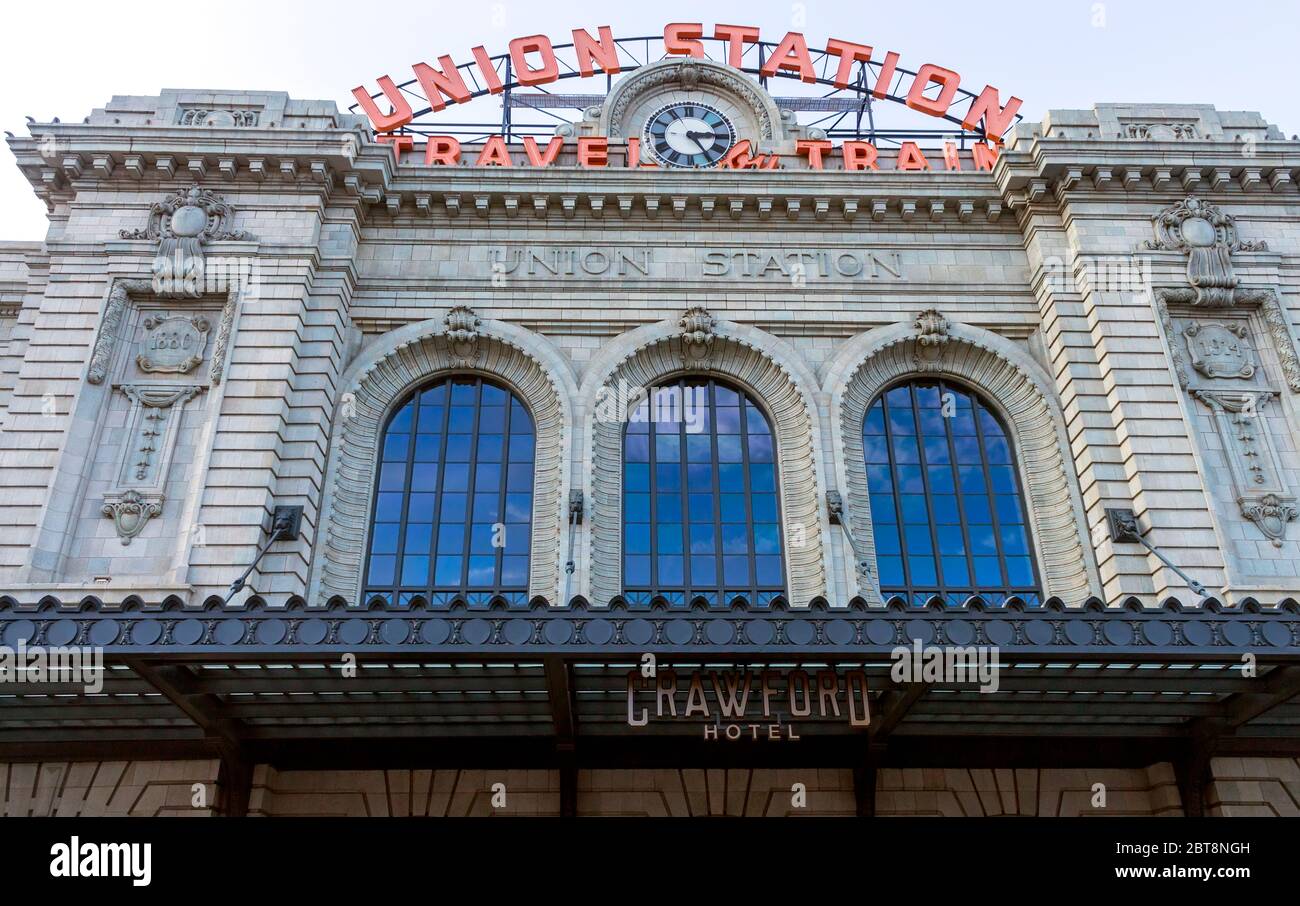 Denver union station historic hi-res stock photography and images - Alamy