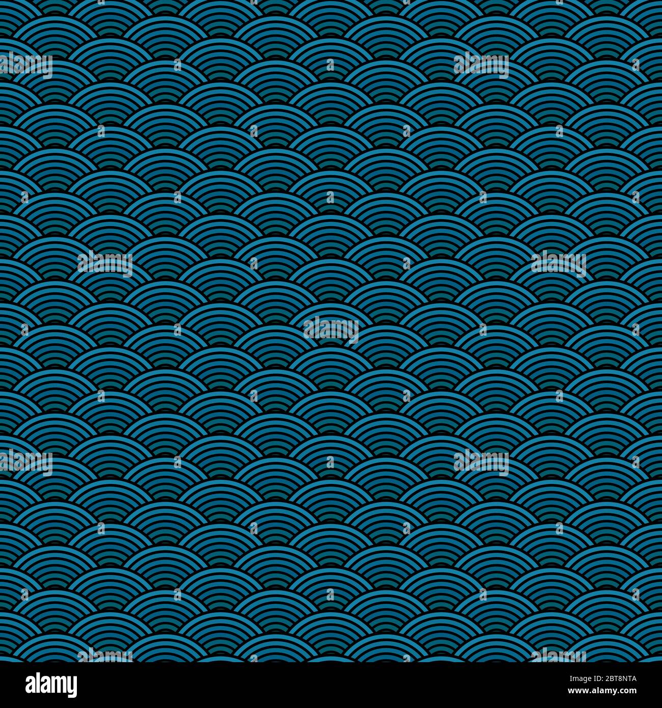 Wave blue pattern. Seamless sea pattern, abstract asian background ...