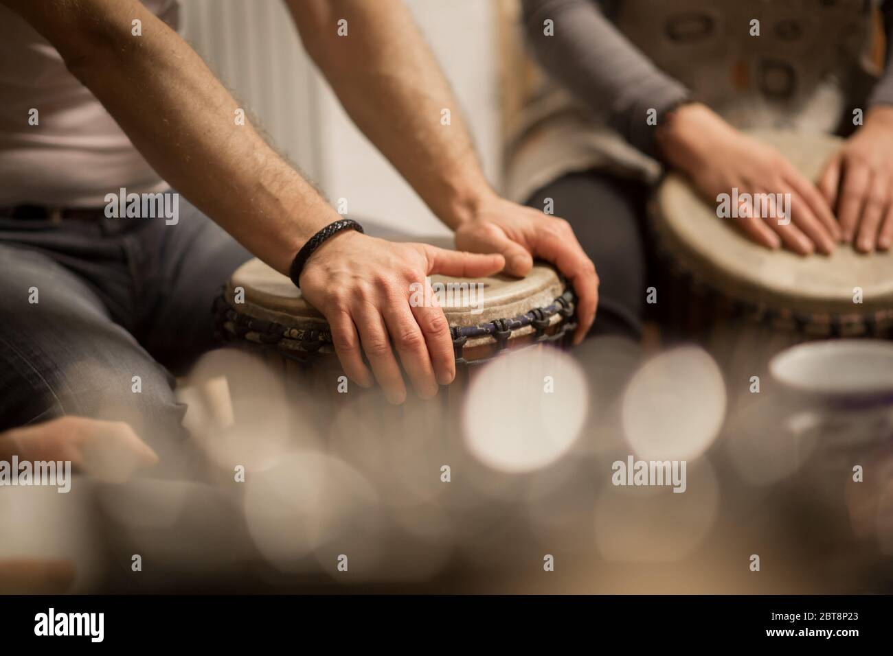 African bongo drums hi-res stock photography and images - Alamy
