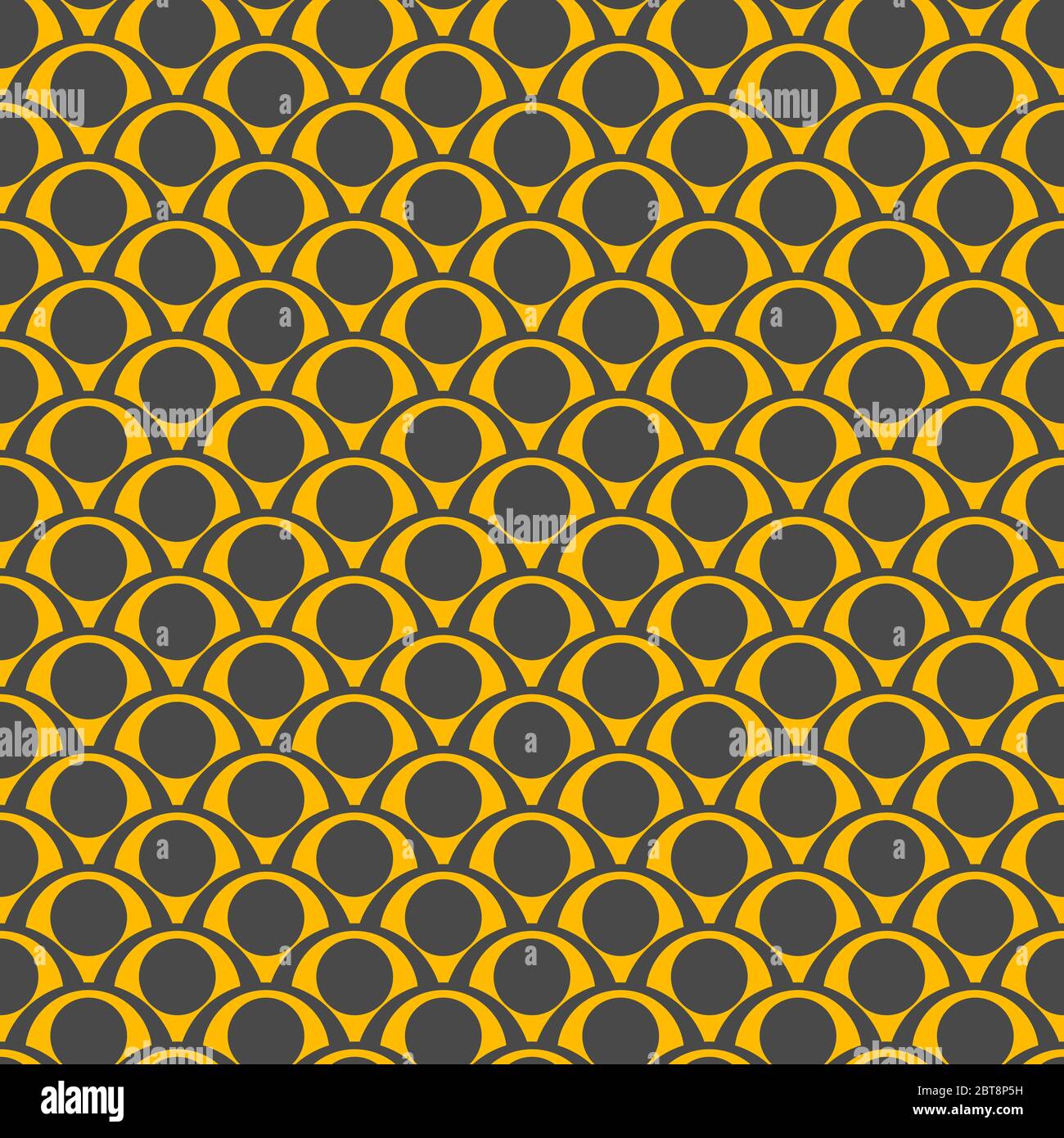Seamles yellow and black pattern with circles fpr textile, fabric ...