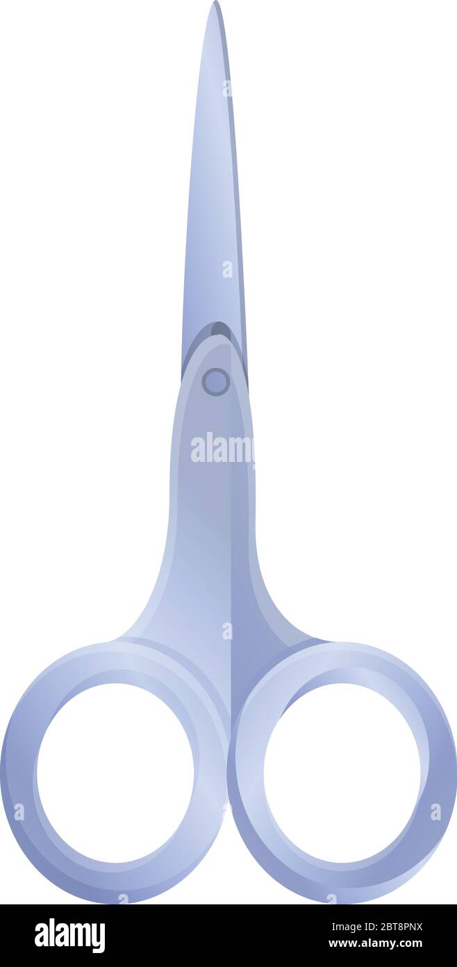 Hair scissors icon. Cartoon of hair scissors vector icon for web design ...
