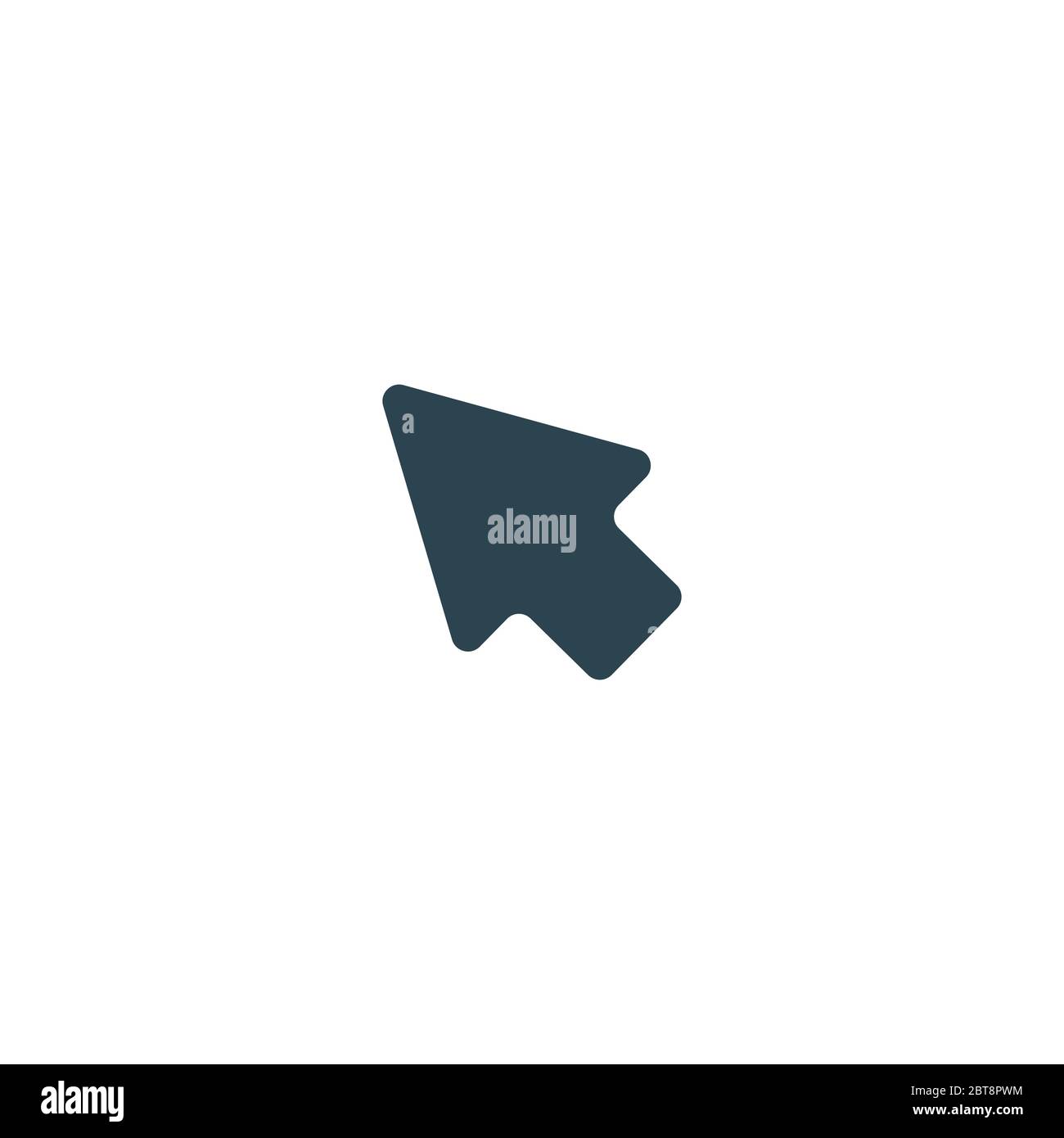 Mouse Arrow Cursor Icon Stock Vector Illustration Isolated On White