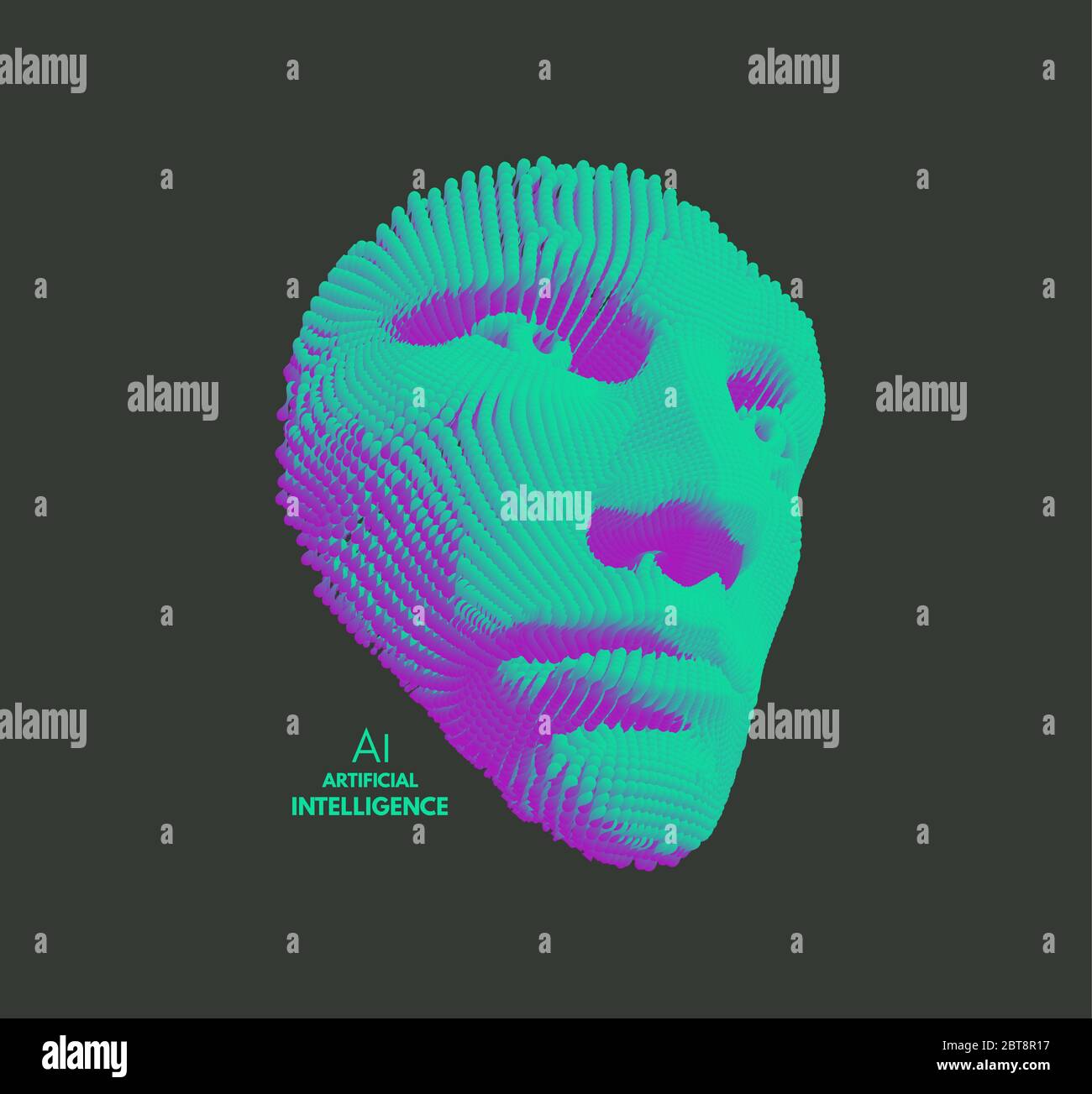 3d mask Stock Vector Images - Alamy