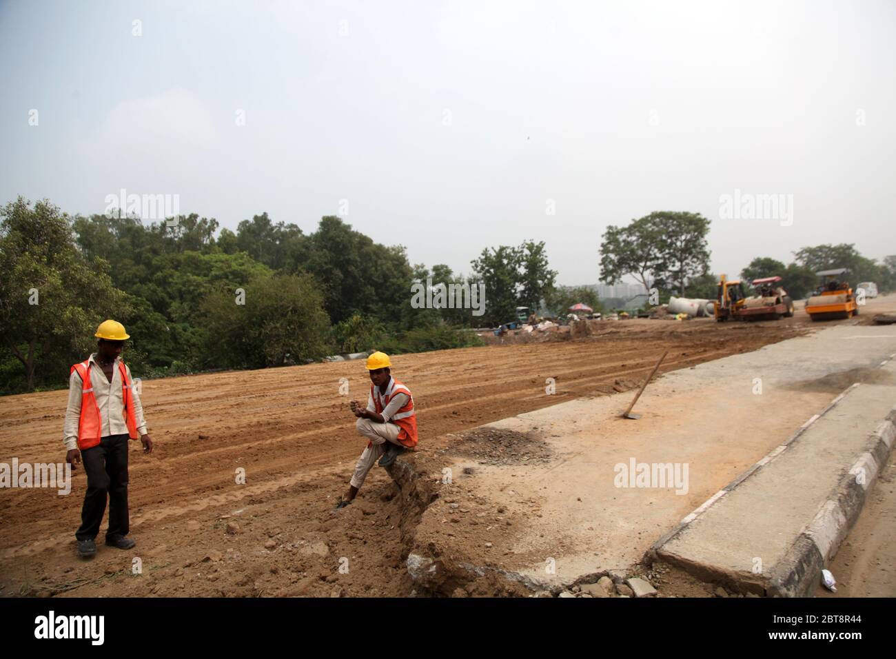 Construction Building, Interior Work, Workers under construction ...
