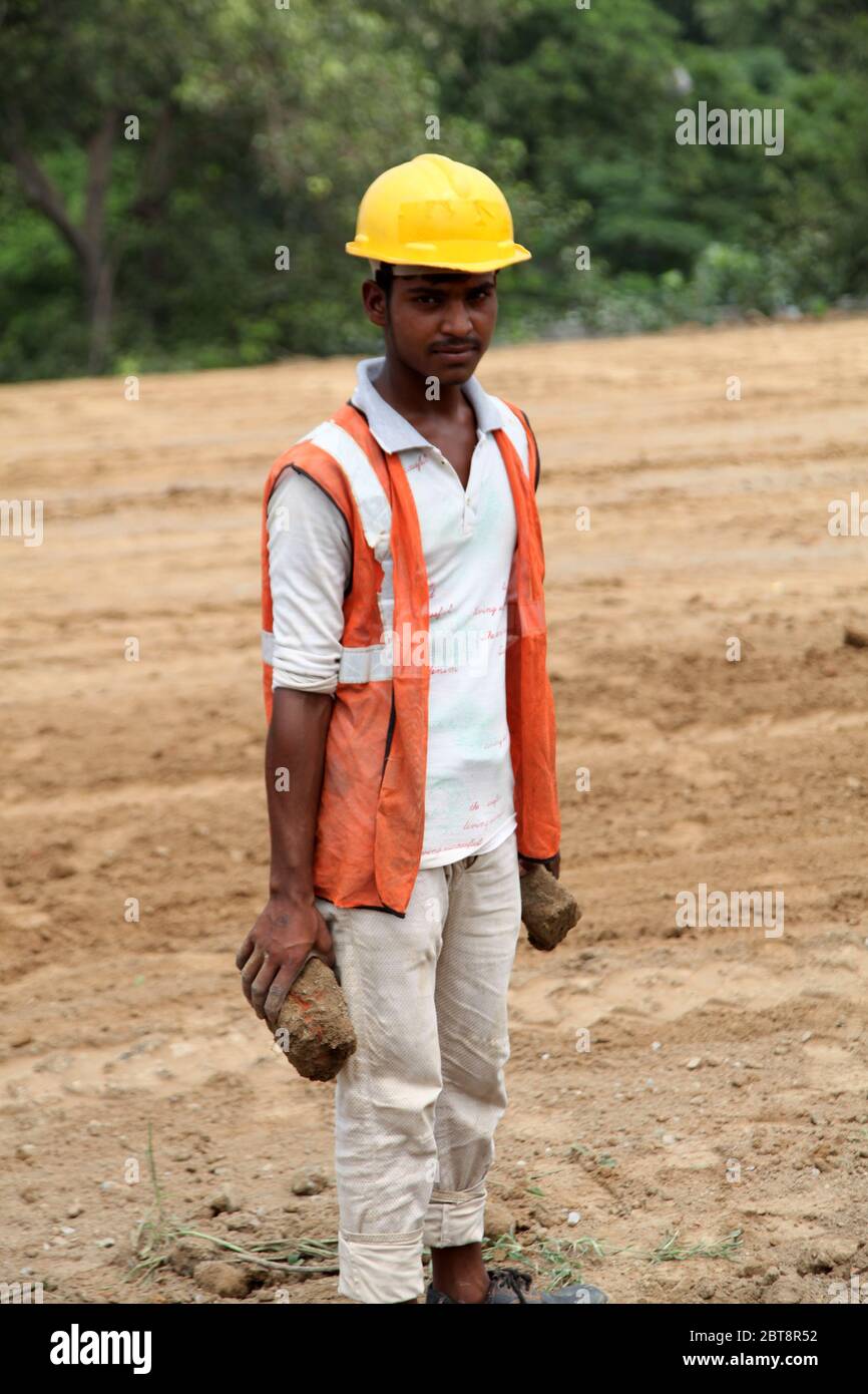 Construction Building, Interior Work, Workers under construction ...