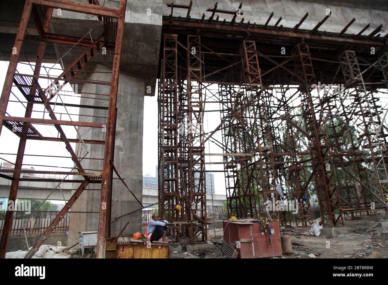 Construction Building, Interior Work, Workers under construction ...