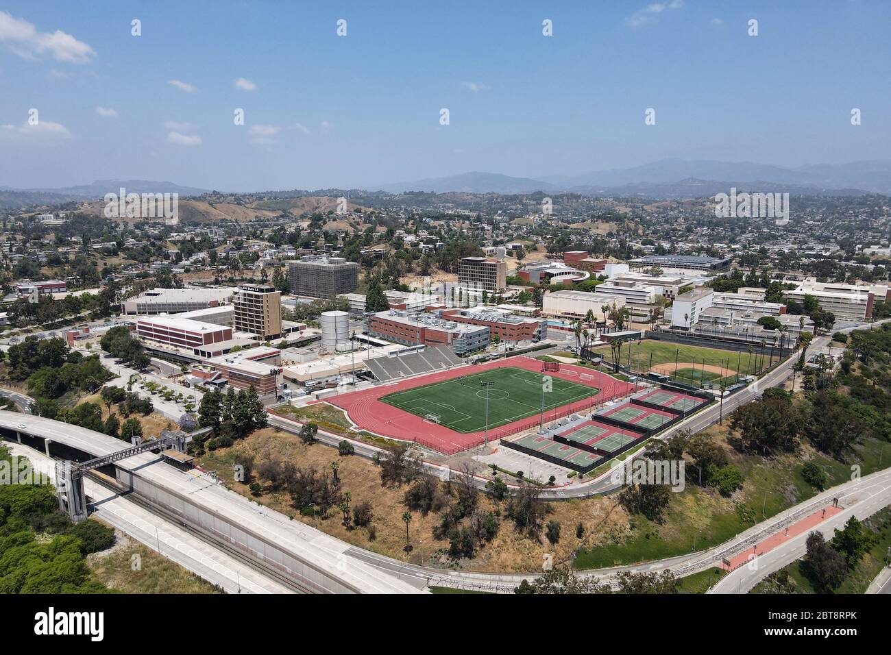Los Angeles, United States. 23rd May, 2020. General overall aerial view ...