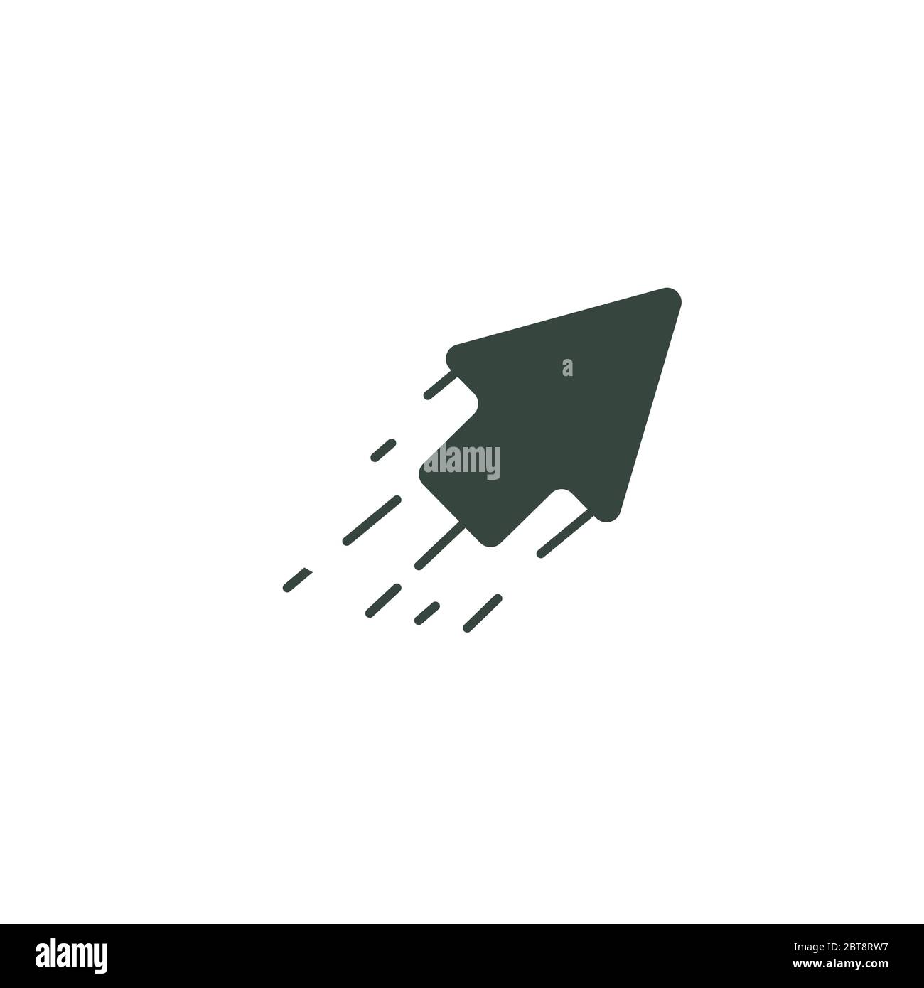 Arrow fly, Startup and successful innovation business launch concept ...