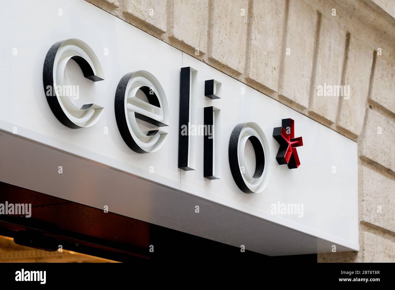 Bordeaux , Aquitaine / France - 05 05 2020 : celio sign logo on store ...