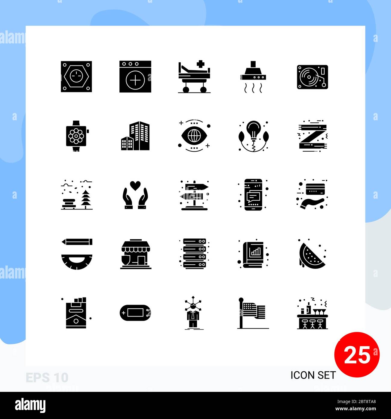 Hospital music bed Stock Vector Images - Alamy