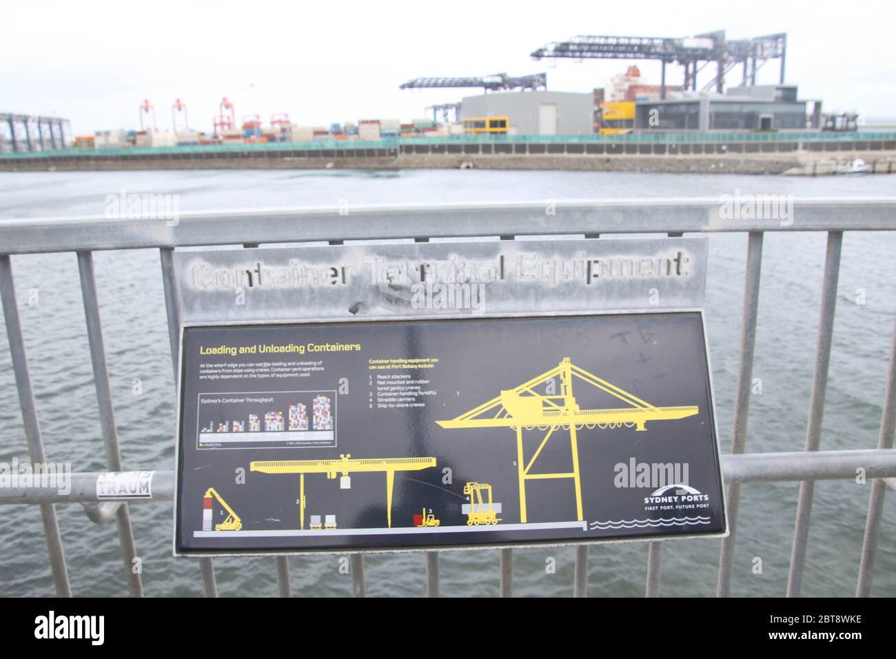 Port Botany Foreshore, Botany Stock Photo - Alamy