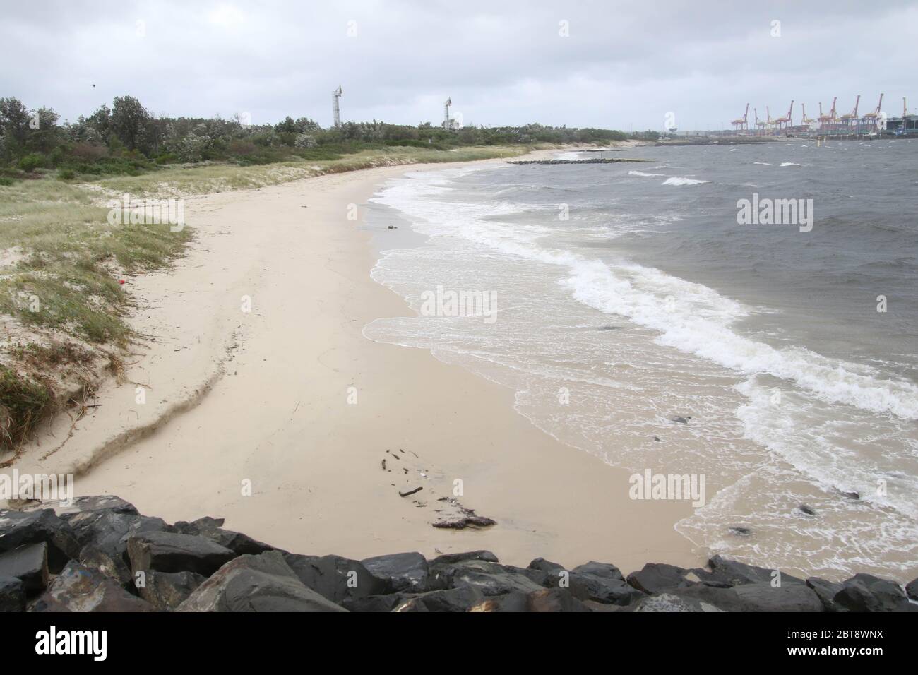 Port Botany Foreshore, Botany Stock Photo - Alamy