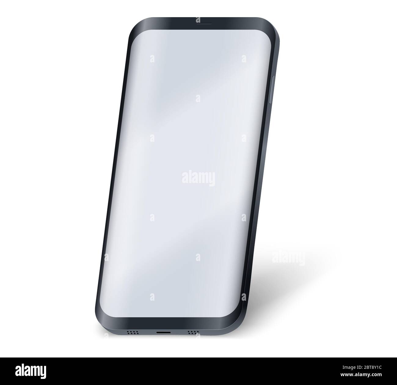 Smartphone perspective presentation mockup Stock Vector Image & Art - Alamy