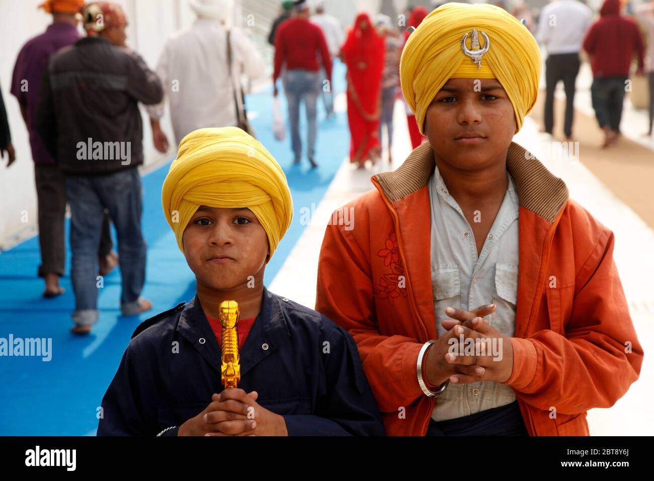 Portrait of a Sikh man, Portrait of Indian Sikh man in turban with ...