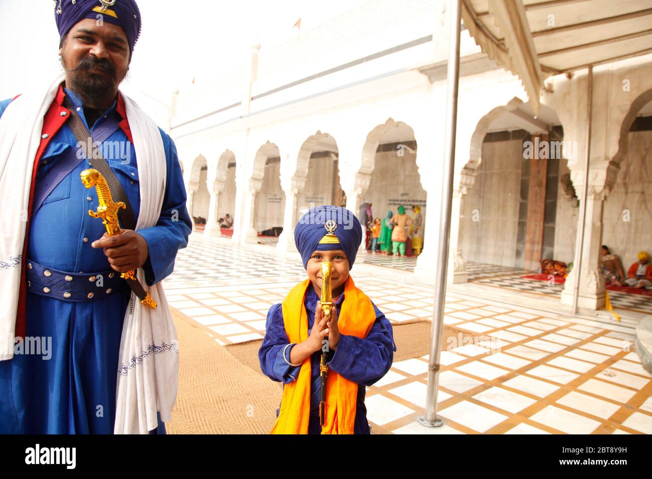 Portrait of a Sikh man, Portrait of Indian Sikh man in turban with ...