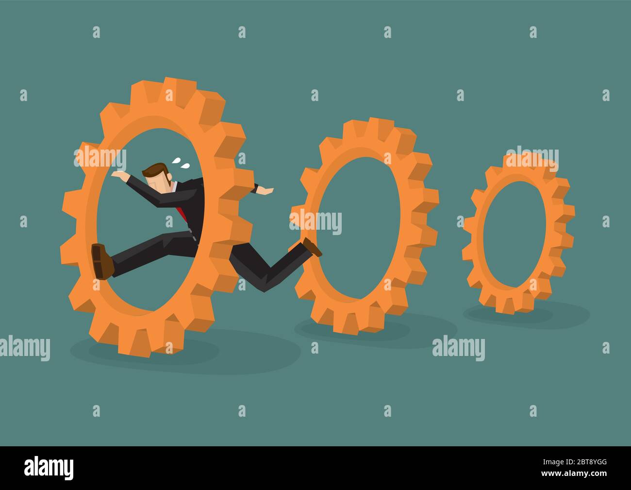 Cogs rush Stock Vector Images - Alamy
