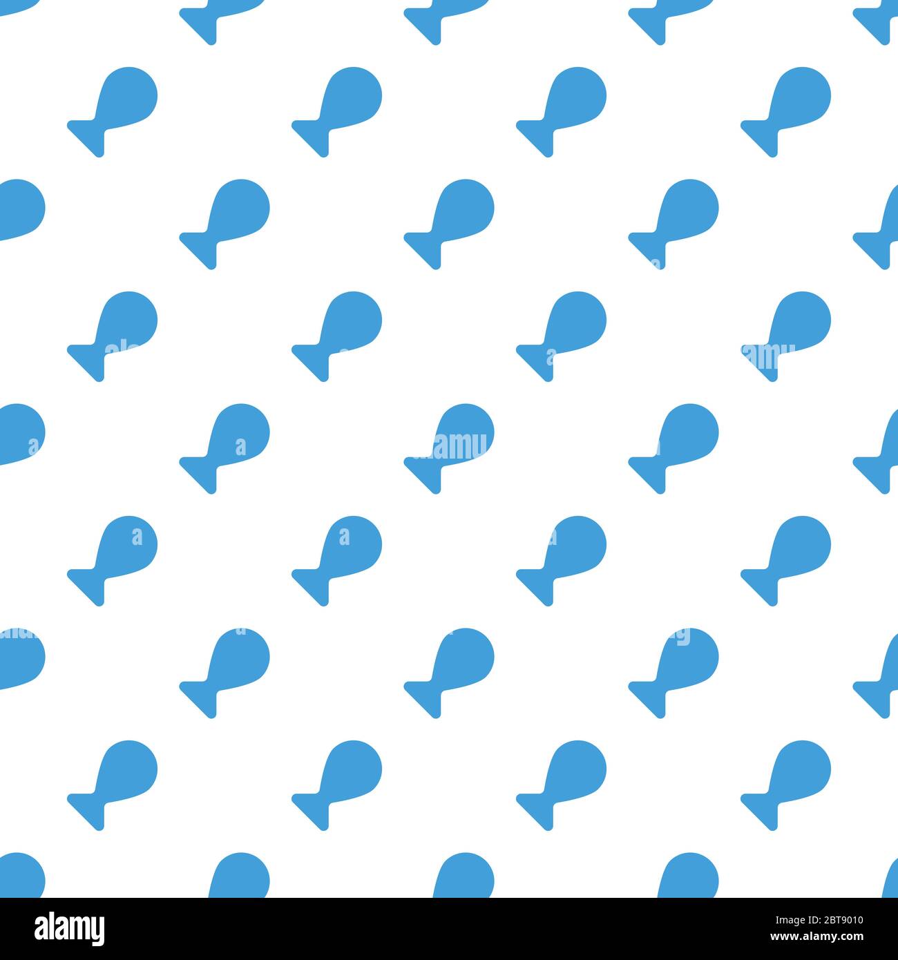 Blue fish, vector seamless pattern with fishes, Stock vector ...