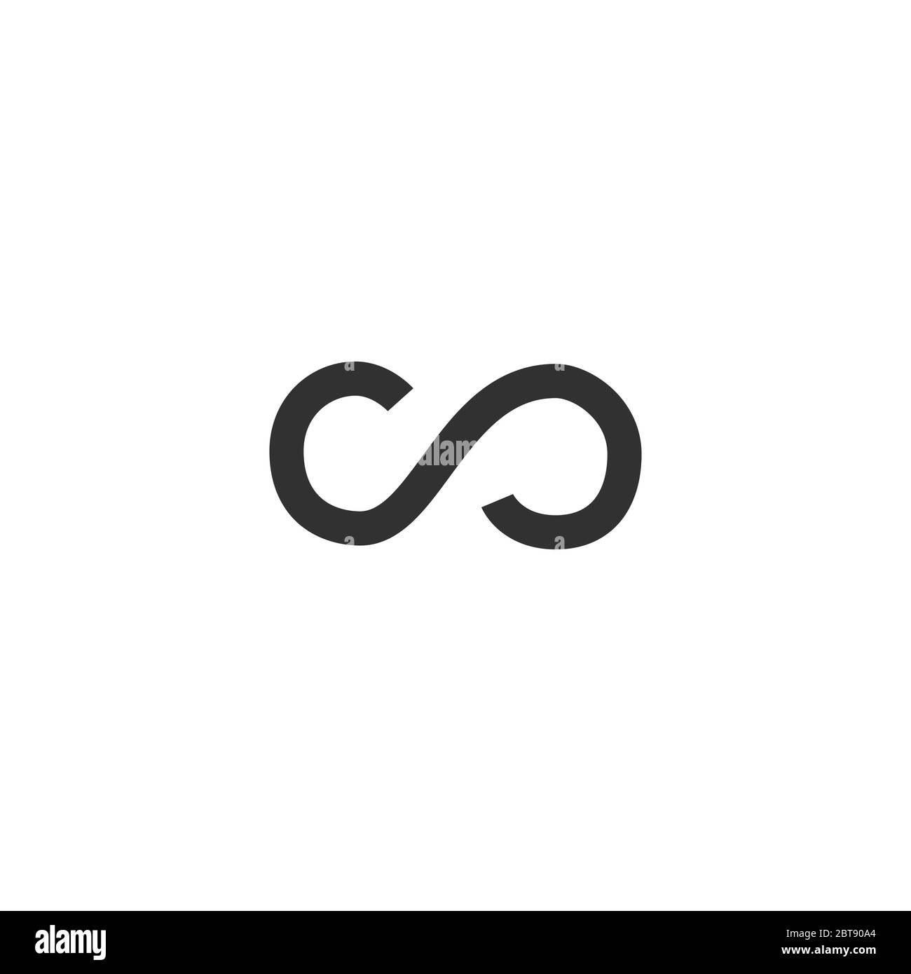 Infinity endless limitless icon. Stock vector illustration isolated on ...