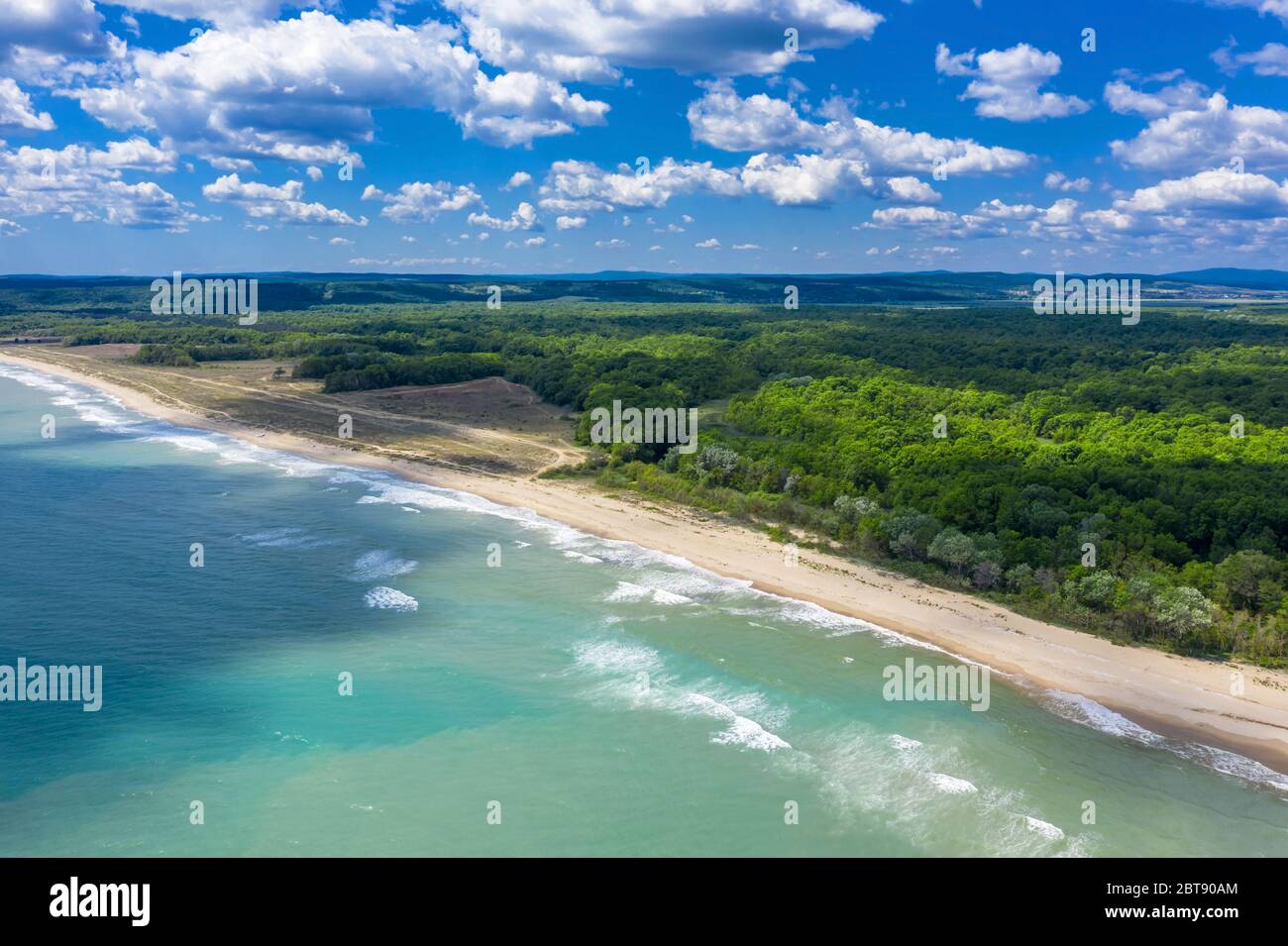 Aerial view mouth river kamchia hi-res stock photography and images - Alamy