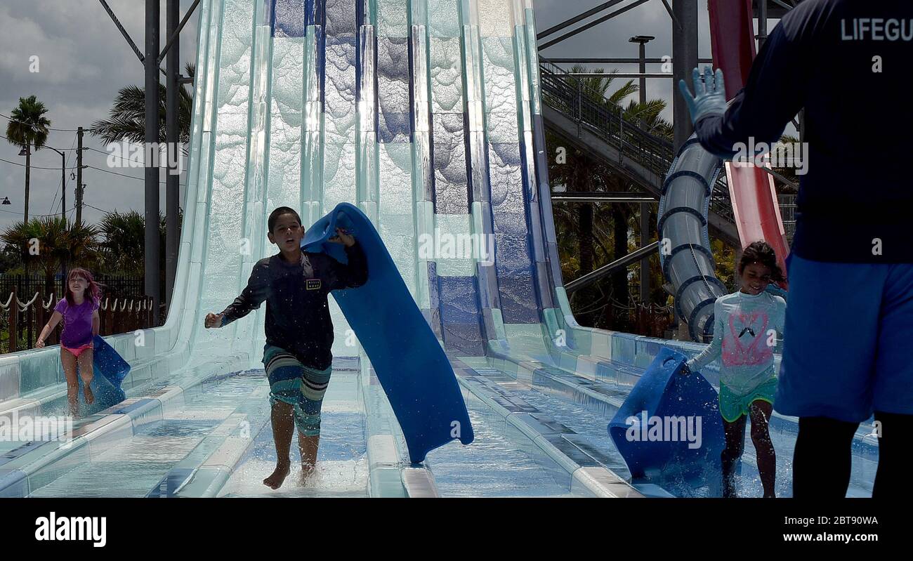Mat racer water slide hi-res stock photography and images - Alamy