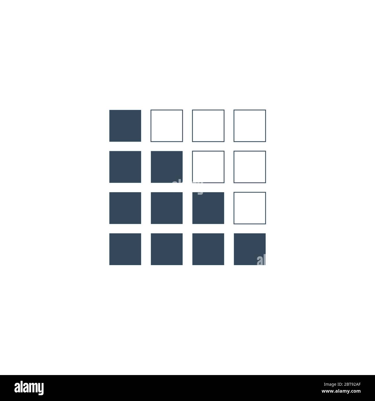 Squared logo vector icon element hi-res stock photography and images ...