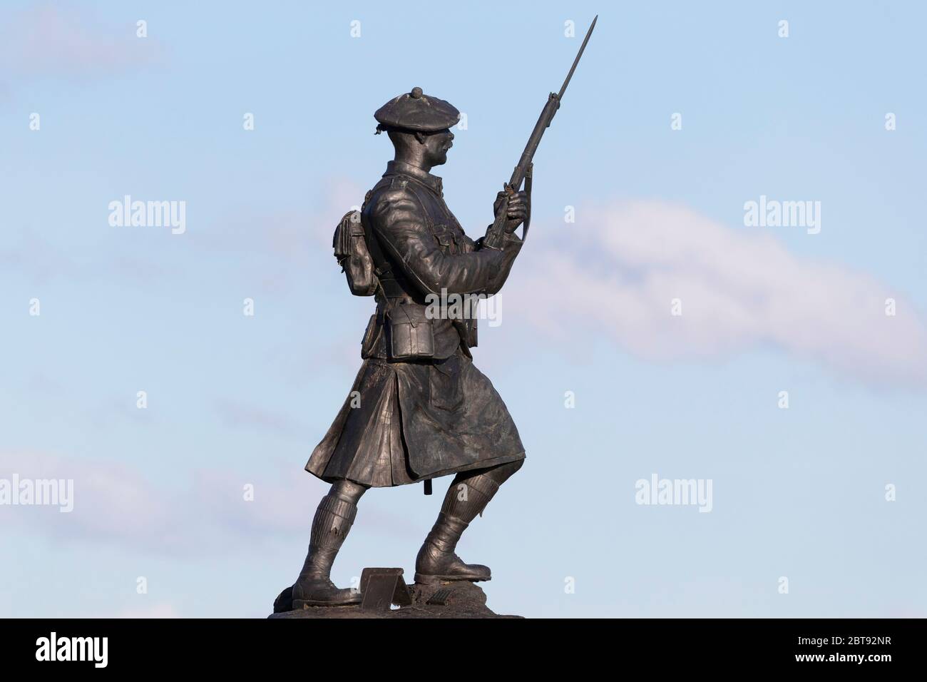 Black Watch Soldier Stock Photo - Alamy