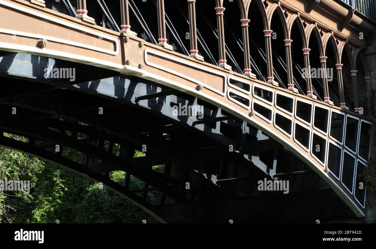 Engine arm aqueduct Smethwick, Thomas Telford Stock Photo - Alamy