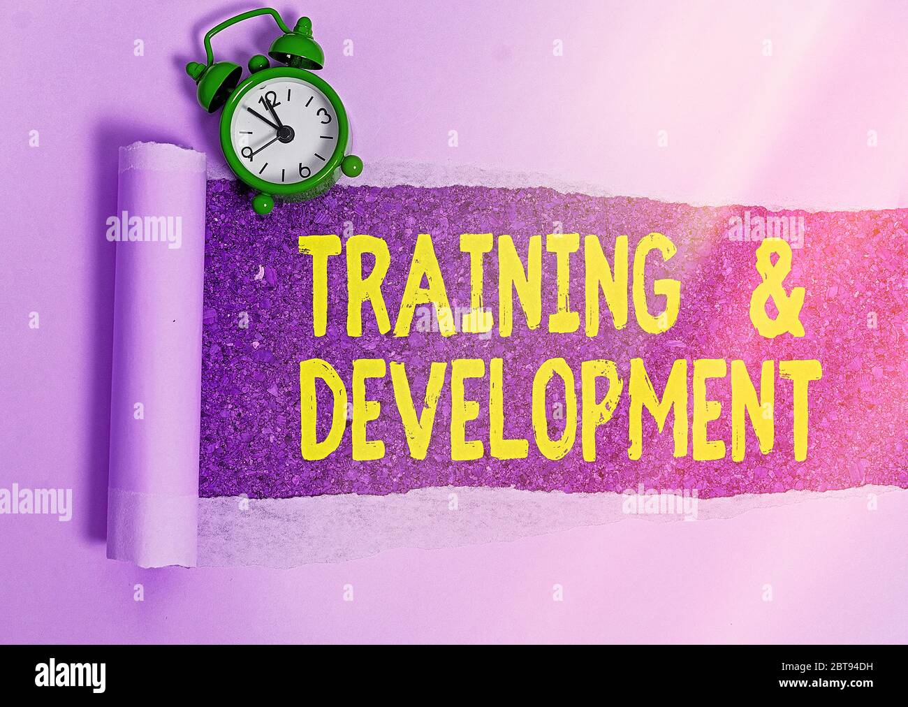 Writing note showing Training And Development. Business concept for ...