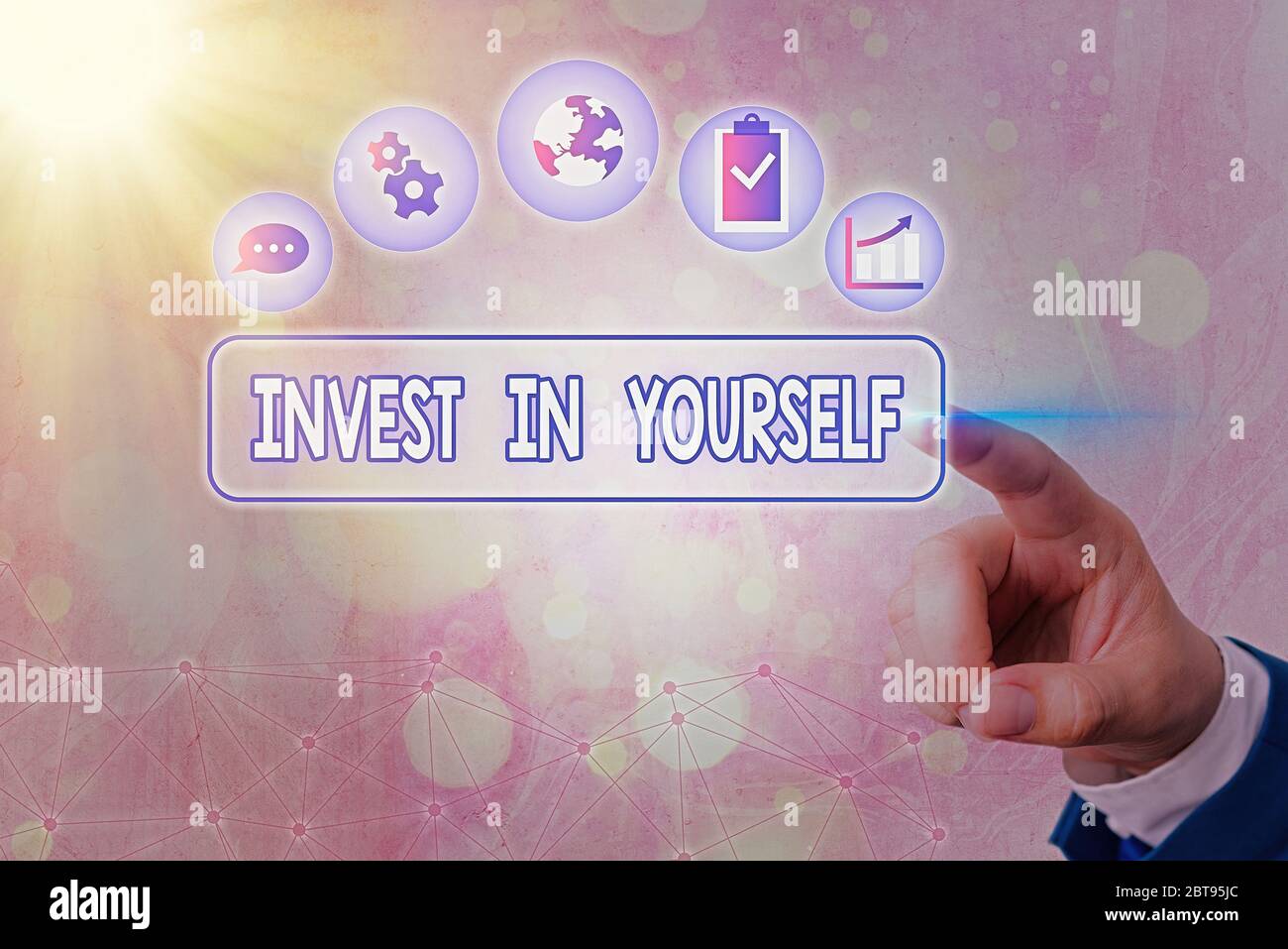 Conceptual hand writing showing Invest In Yourself. Concept meaning ...