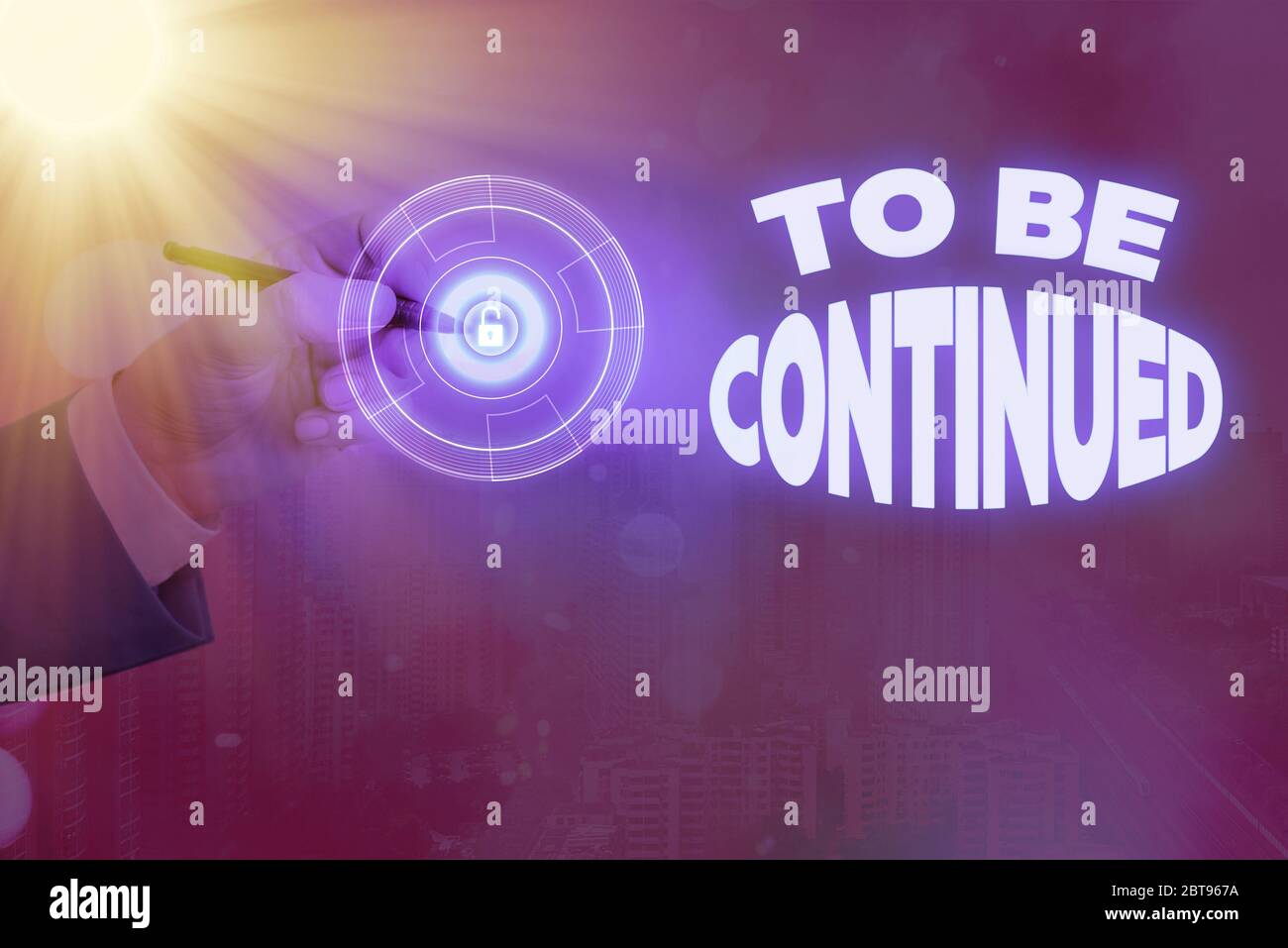 Handwriting text writing To Be Continued. Conceptual photo indicate ...