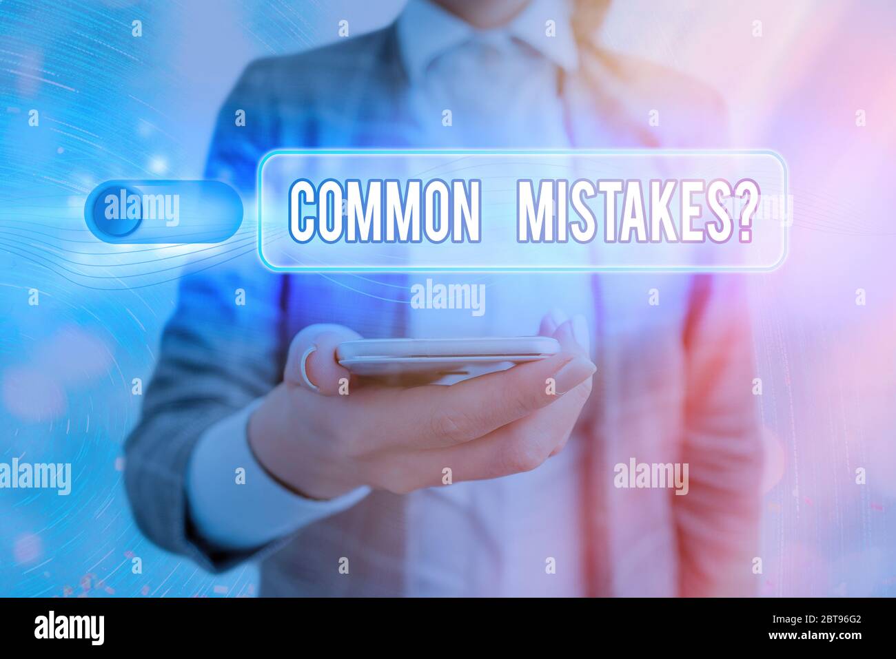 Text sign showing Common Mistakes Question. Business photo showcasing ...