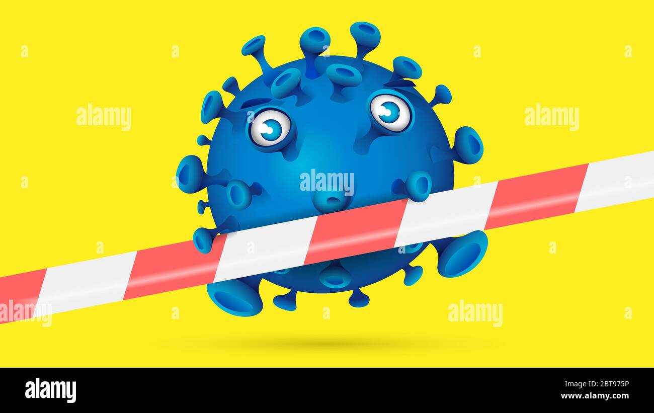 Red yellow barrier tape Stock Vector Images - Alamy