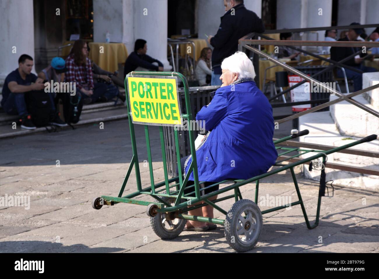 Porter trolley hi-res stock photography and images - Alamy