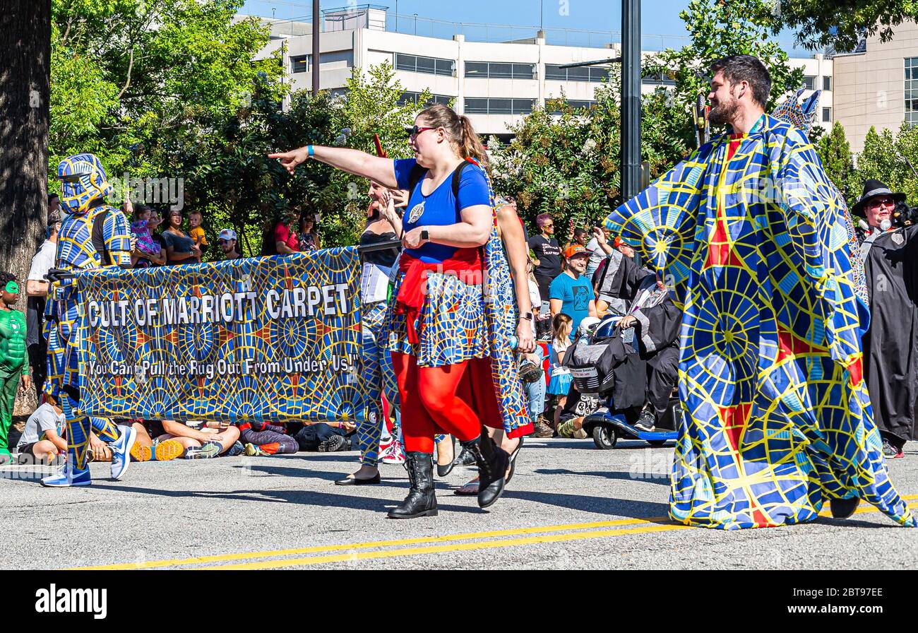 Marriott Carpet on Parade Stock Photo - Alamy