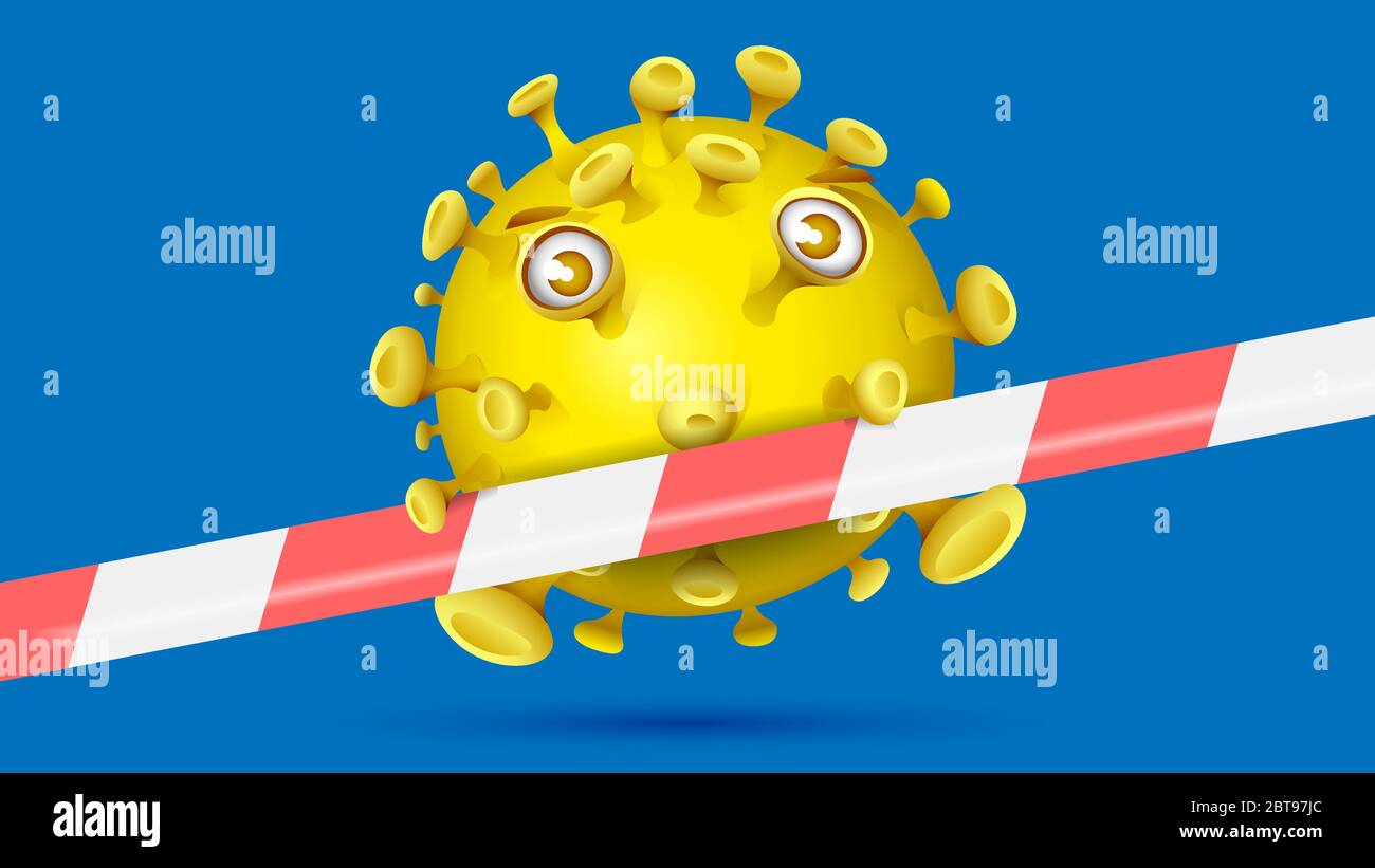 Red yellow barrier tape Stock Vector Images - Alamy