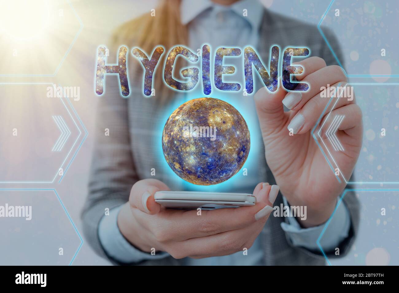 Handwriting text writing Hygiene. Conceptual photo study of science of ...