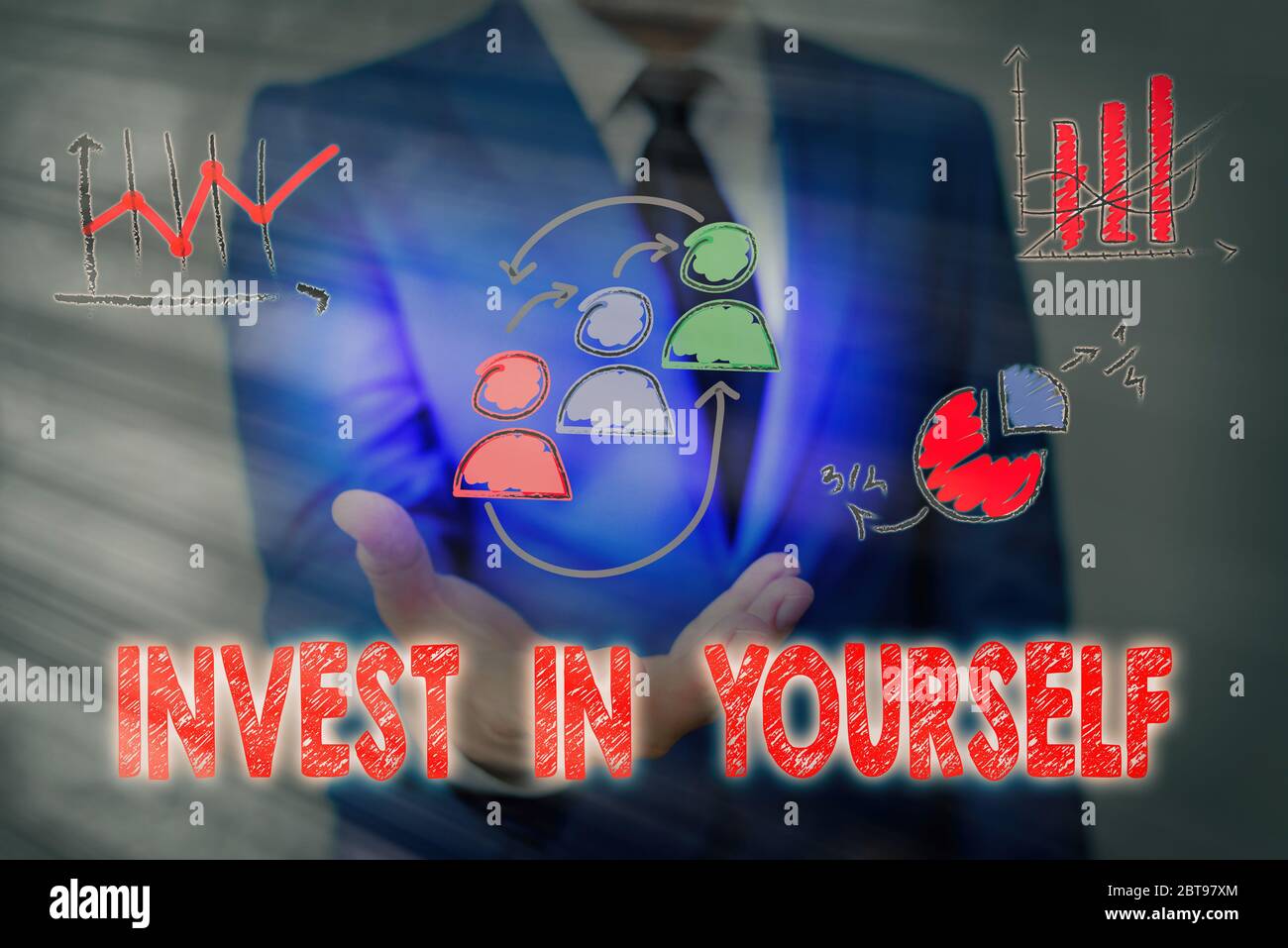 Handwriting text Invest In Yourself. Conceptual photo learn new things ...