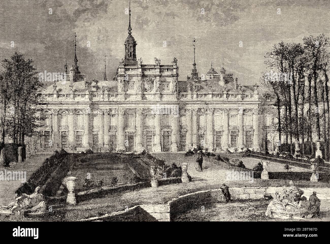 Royal palace valsain hi-res stock photography and images - Alamy