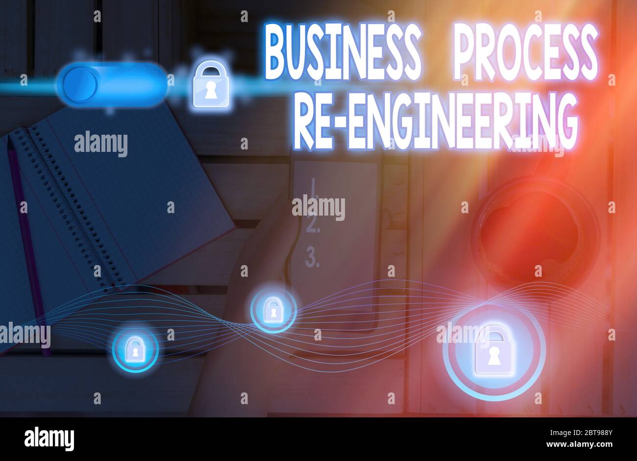 Handwriting text writing Business Process Re Engineering. Conceptual ...