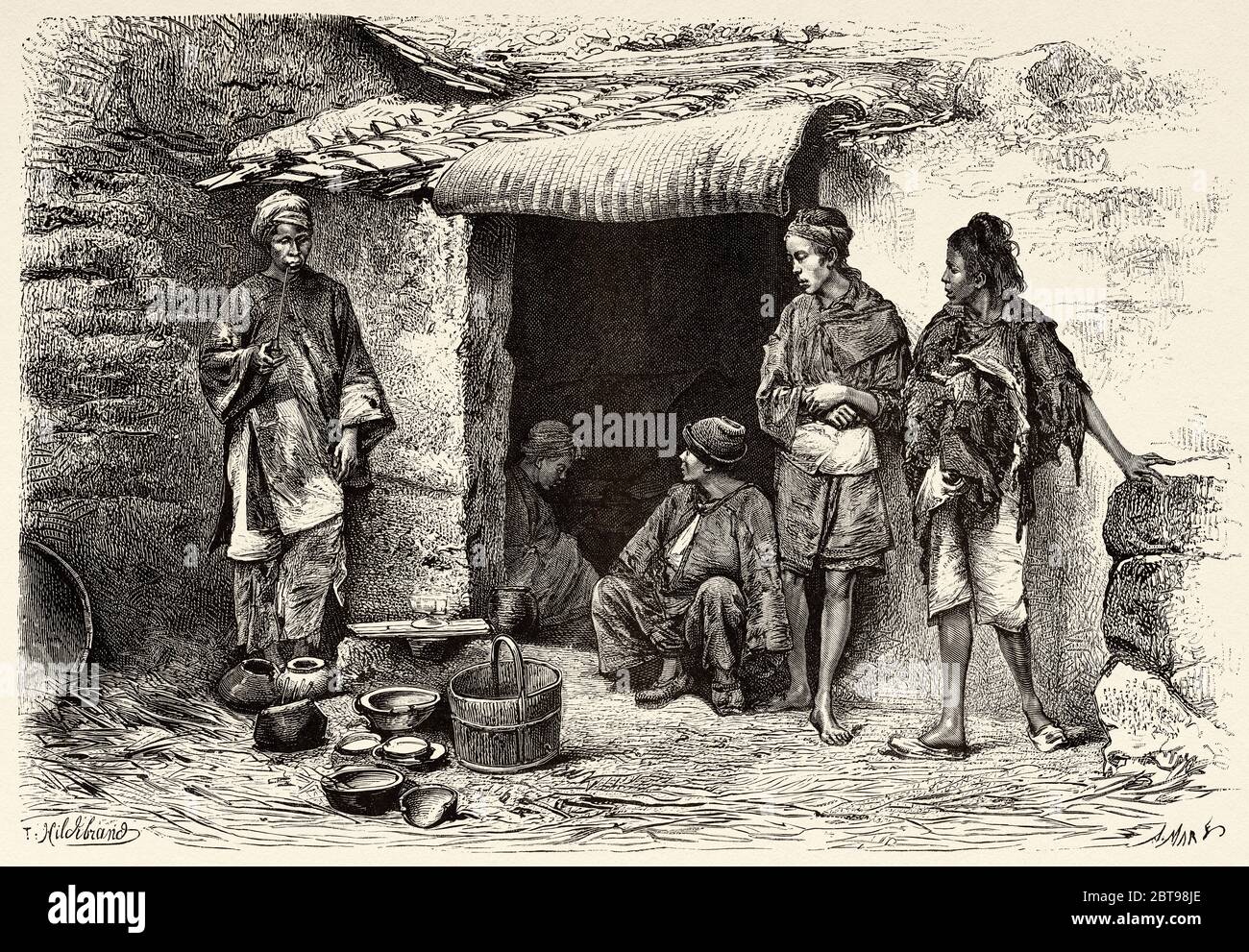 Beggar man 19th century hi-res stock photography and images - Alamy