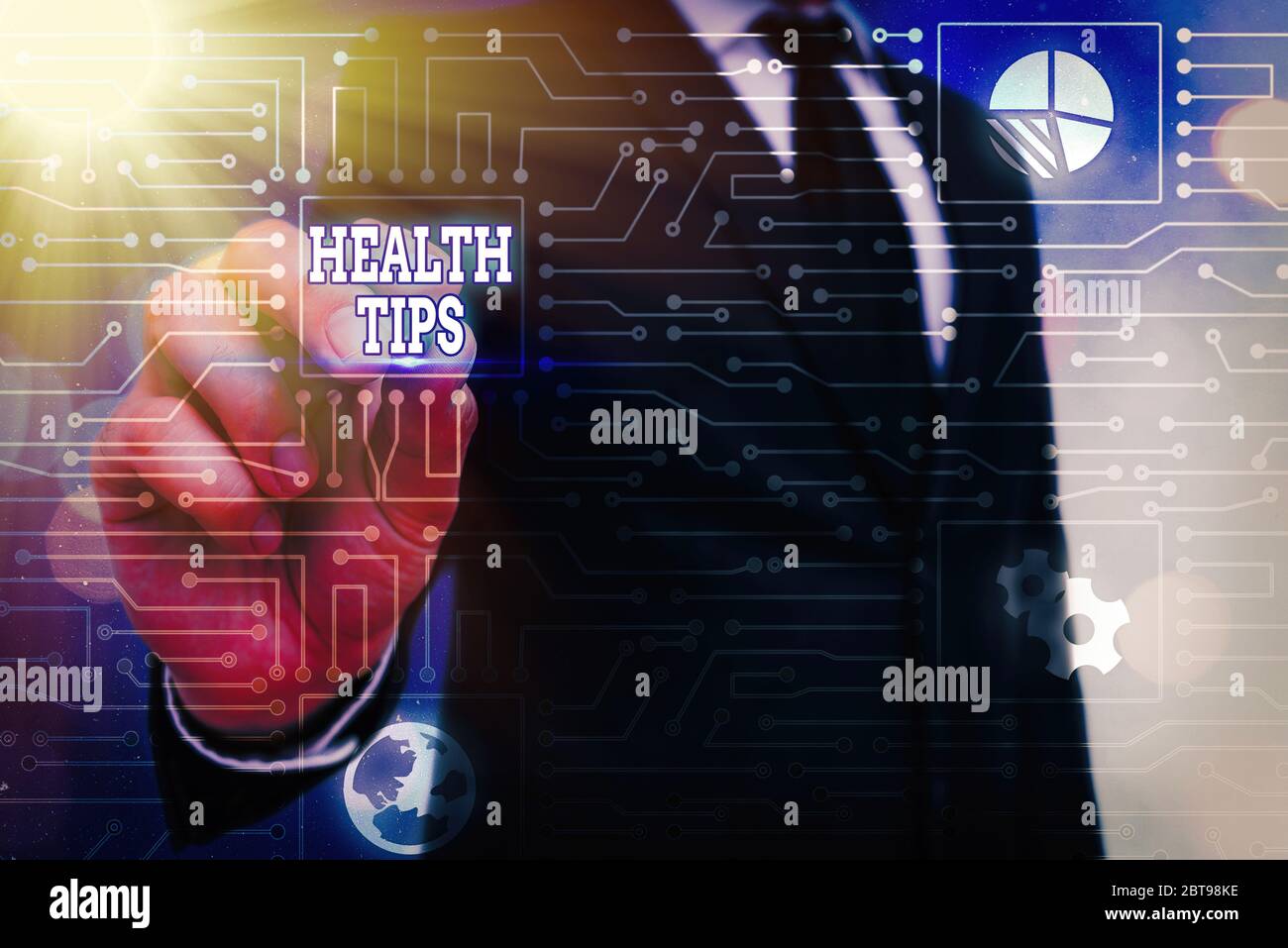 Word writing text Health Tips. Business photo showcasing advice or ...