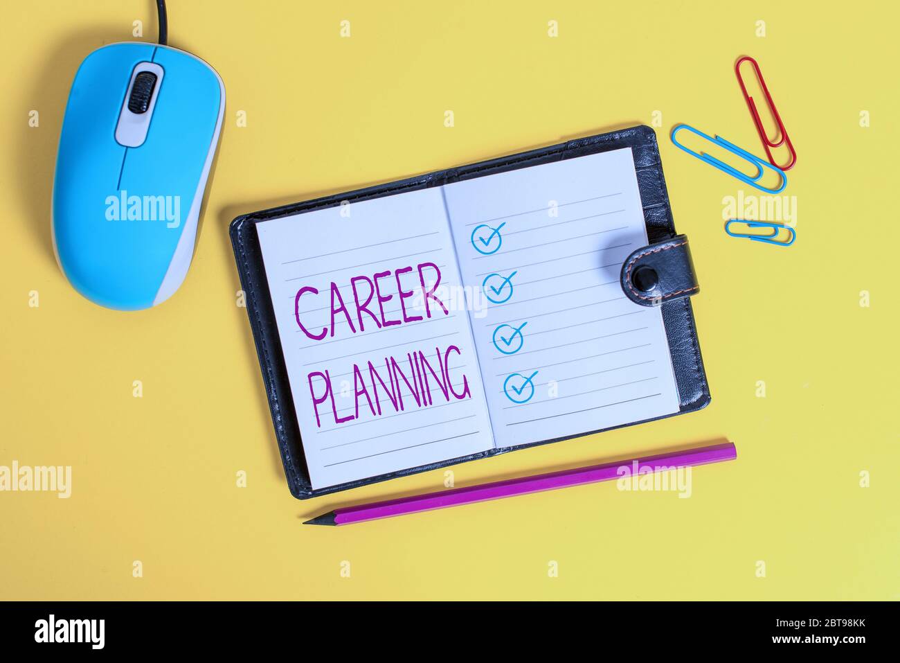 Writing note showing Career Planning. Business concept for ...