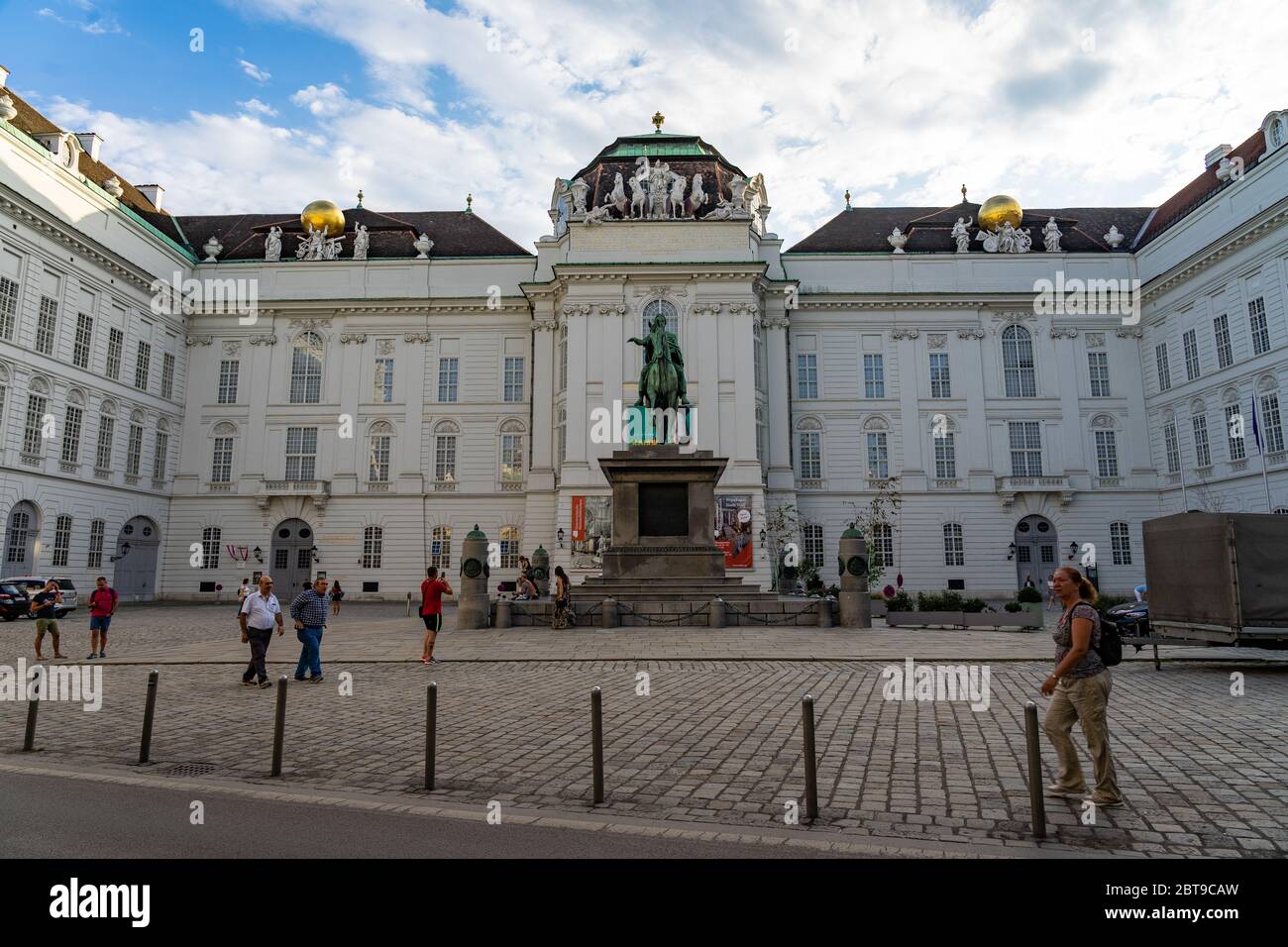 Austrian National Library in Vienna Wien, Austria Stock Photo - Alamy