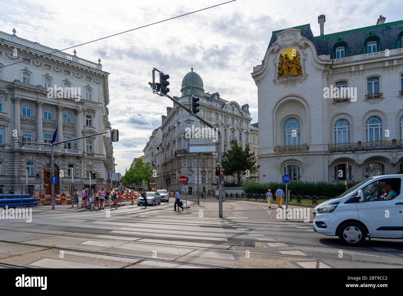 Famous street in Vienna Wien, Austria Stock Photo - Alamy