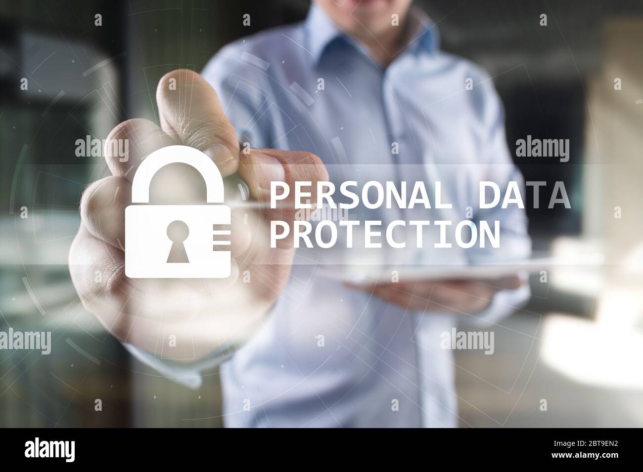 Personal data protection, Cyber security and information privacy. GDPR ...