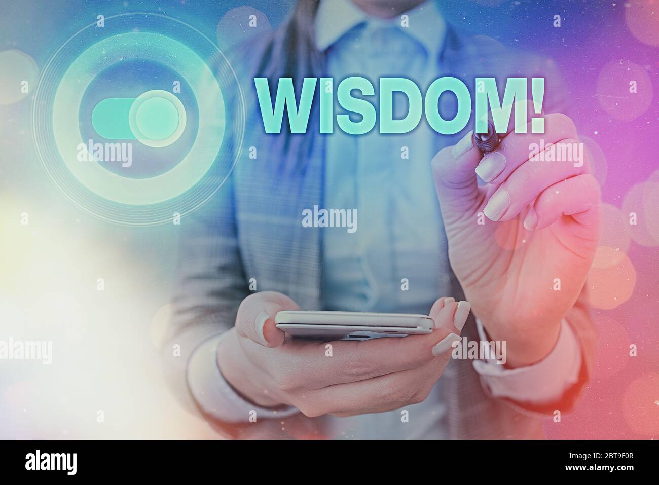 Handwriting text writing Wisdom. Conceptual photo the ability to use ...